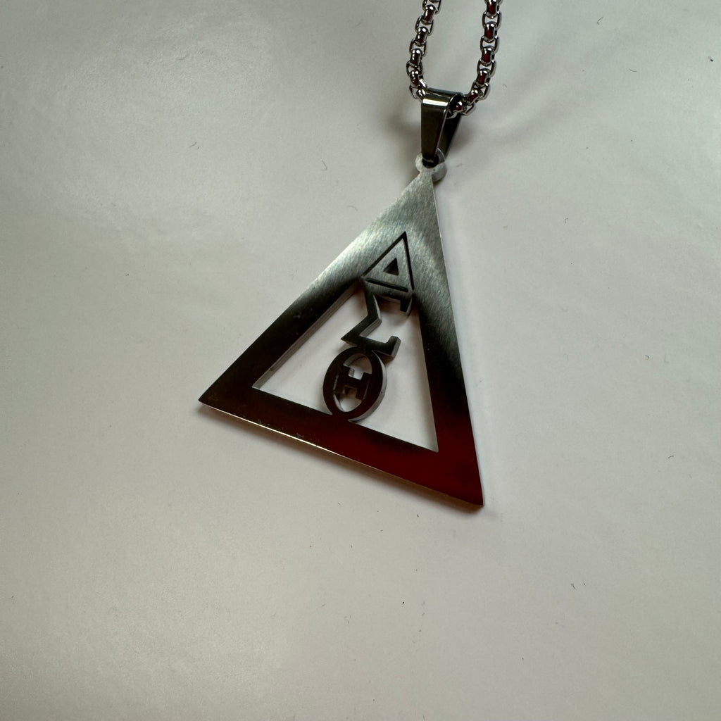 Delta Pendant Necklace Stainless Steel – Distinctive Specialties