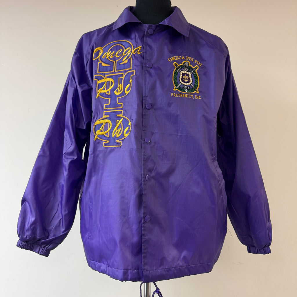 Omega Purple Line Jackets - Purple Front Letters – Distinctive Specialties