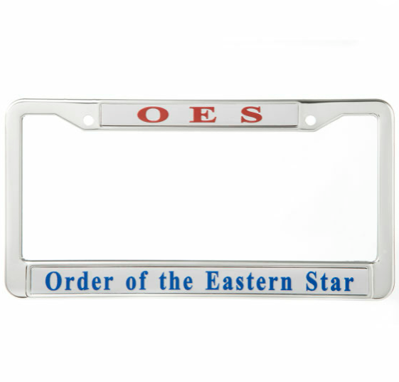 OES license plate frame – Distinctive Specialties