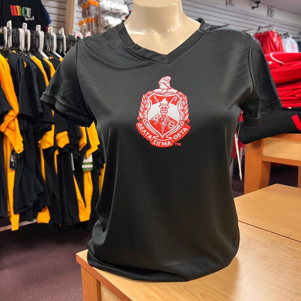 Delta Shield V-neck Black – Distinctive Specialties