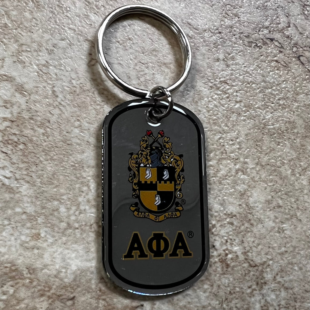 Alpha Reversible Dog Tag Key Chain – Distinctive Specialties