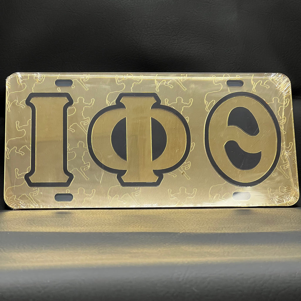 Iota Auto Plate Front - Letters – Distinctive Specialties