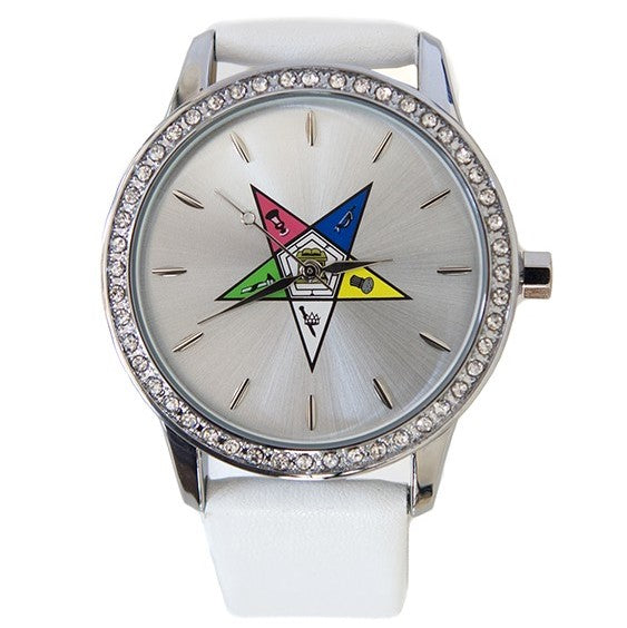 OES Leather Band Watch w/ Shield – Distinctive Specialties